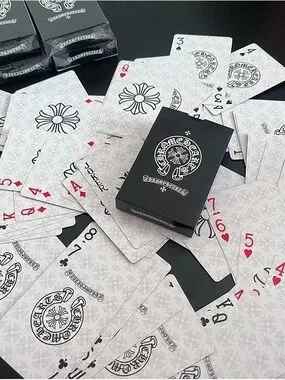 Chrome Hearts | Games | Chrome Hearts Black And White Playing Card Set ...